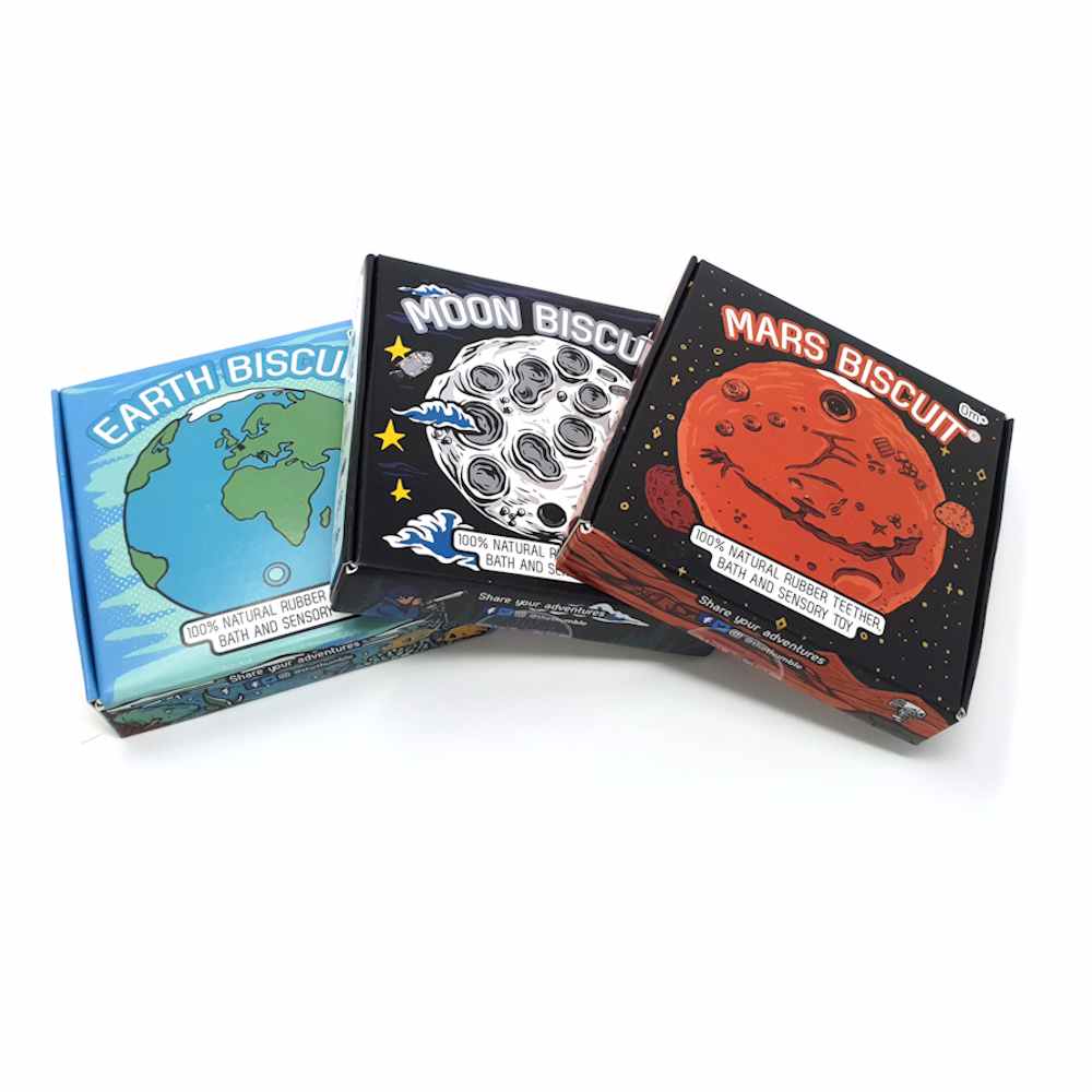 The Space Biscuit Teething Toy Collection – TheThumbleUSA